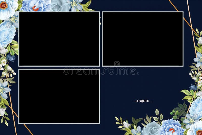 Wedding Template for Photobooth and Magic Mirror Stock Illustration ...