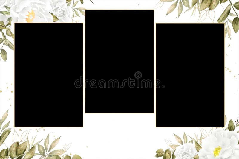 Wedding Template for Photobooth and Magic Mirror Editorial Stock Photo ...
