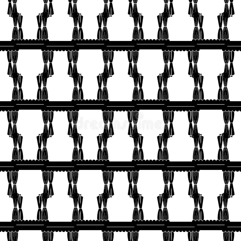 Wedding Tent Pattern Seamless Vector Stock Vector - Illustration of ...