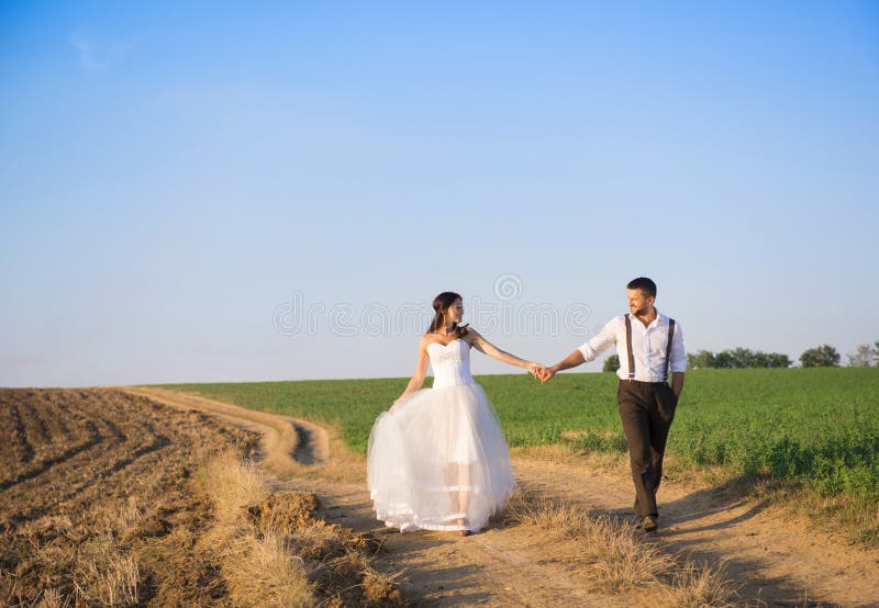Wedding walk stock image. Image of nature, marry, bride - 37205501