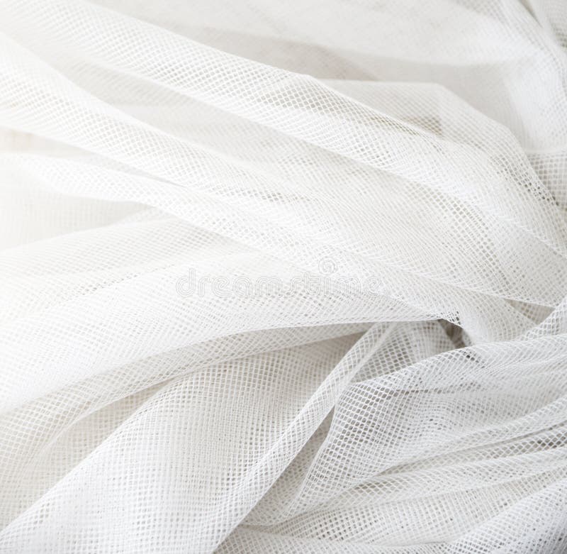 Wedding White Silk Transparent Fabric. Abstract Soft Chiffon Texture ...