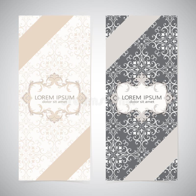 Weddings Invitation Card In The Vintage Style Stock Vector ...