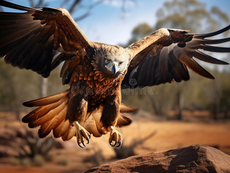 Wedge Tail Eagle Made with Generative AI Illustration Stock ...