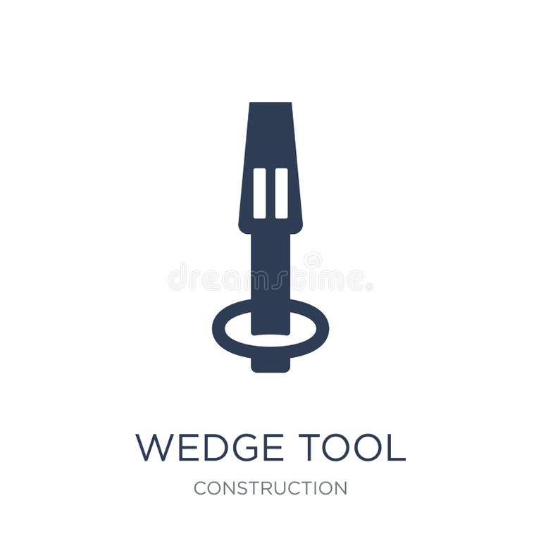 Wedge Tool Icon. Trendy Flat Vector Wedge Tool Icon on White Background ...