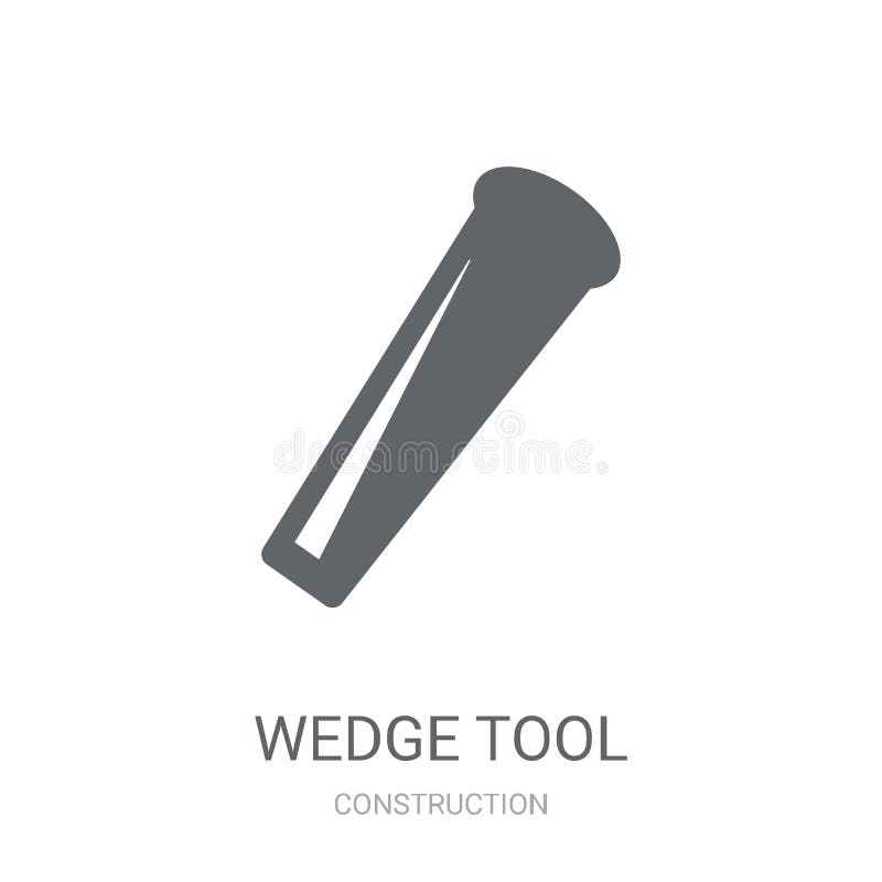 Wedge Tool Icon. Trendy Wedge Tool Logo Concept on White Background ...