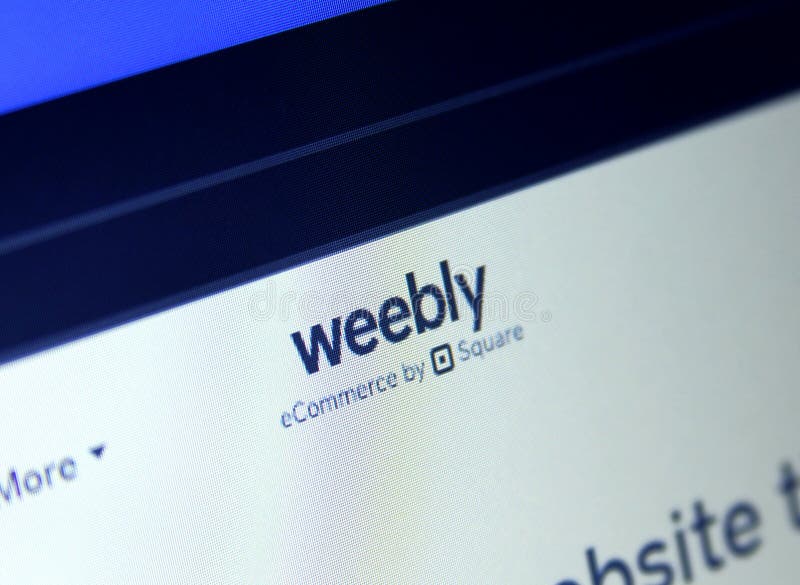 Weebly web hosting company editorial photography. Image of platform ...