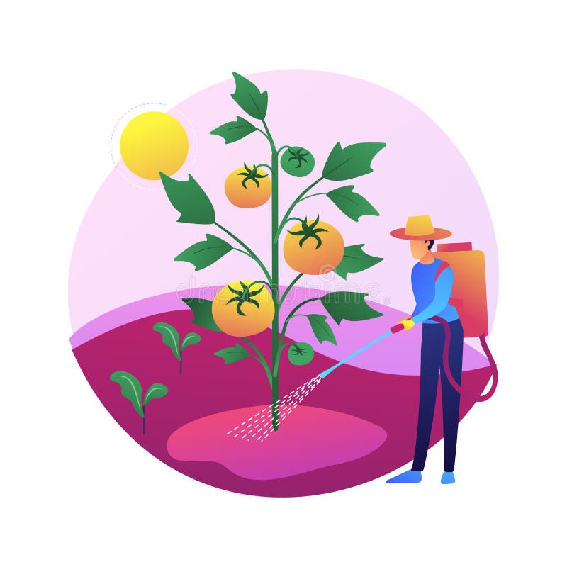 Weed Control Abstract Concept Vector Illustration Stock Vector ...