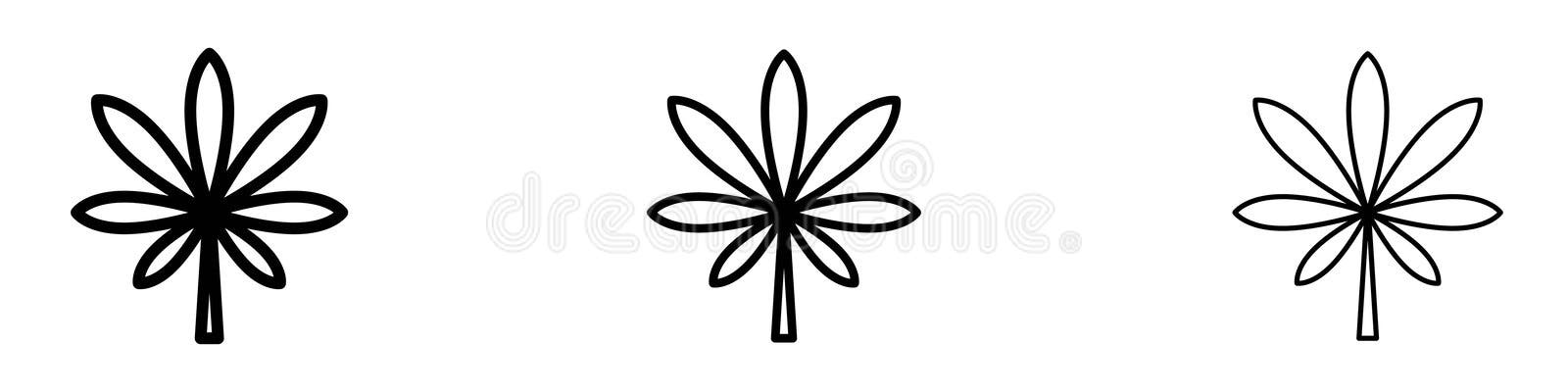 Weed Icon Stock Illustrations – 10,694 Weed Icon Stock Illustrations ...