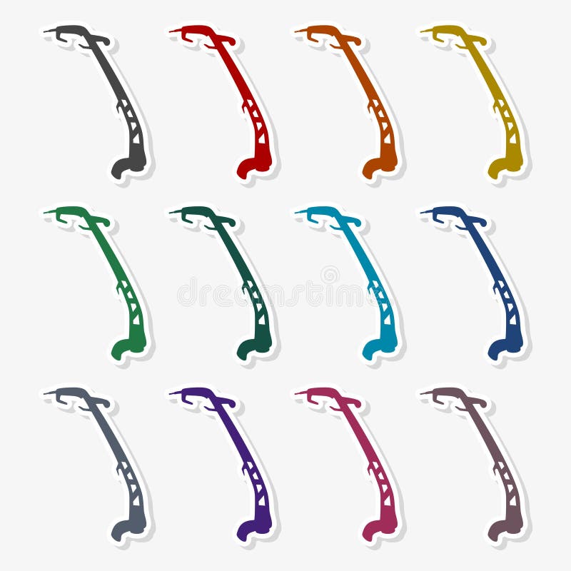 Weed Trimmer Icons - Illustration Vektor Abbildung - Illustration von ...