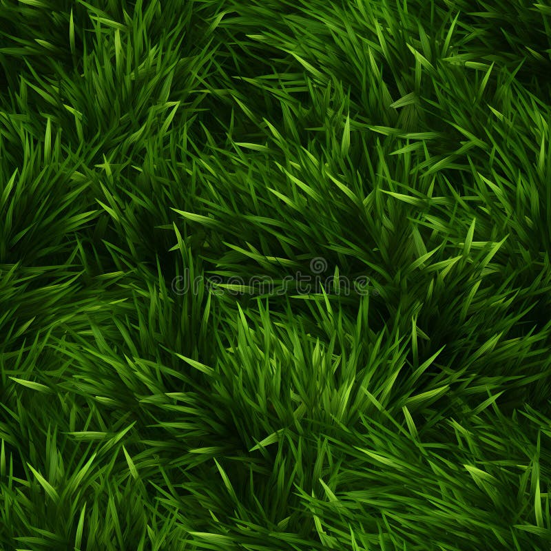 Weedy Lawn Grass Texture Pattern Stock Illustration - Illustration of ...