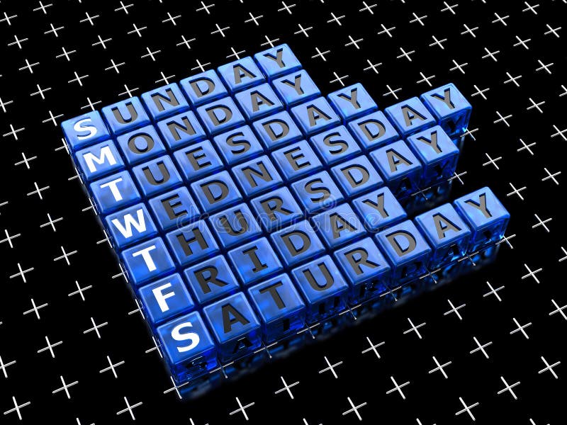Weekday Stock Illustrations – 2,596 Weekday Stock Illustrations ...