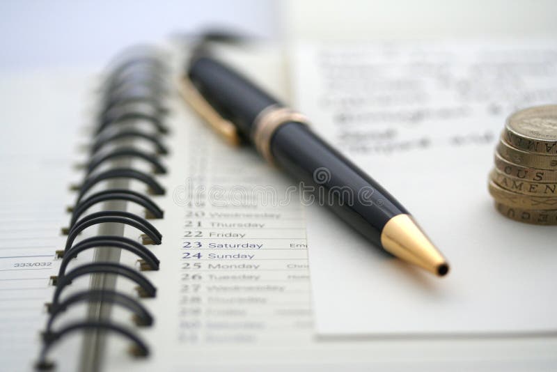 Week end stock image. Image of month, calendar, binder - 751603