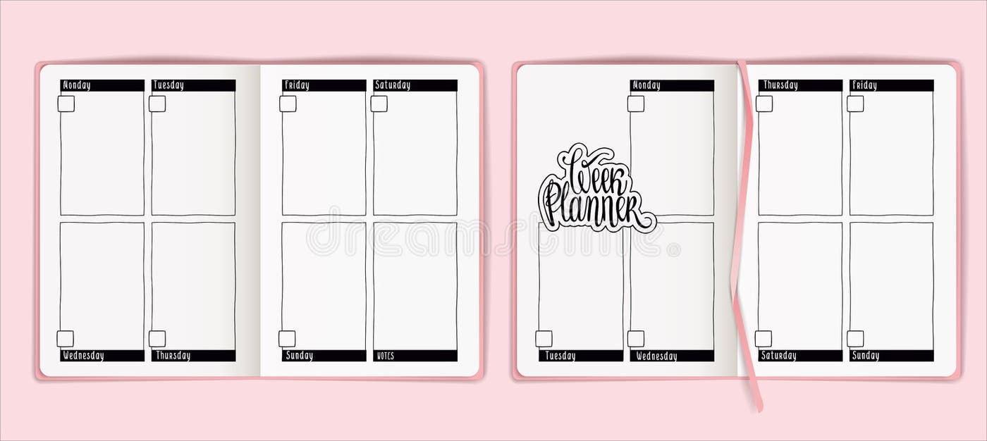 Pink Notebook Mock Up Stock Illustrations – 252 Pink Notebook Mock Up ...