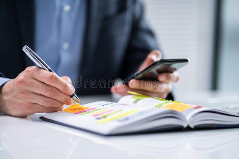 Week Task List Plan and Agenda Stock Photo - Image of page, organized ...