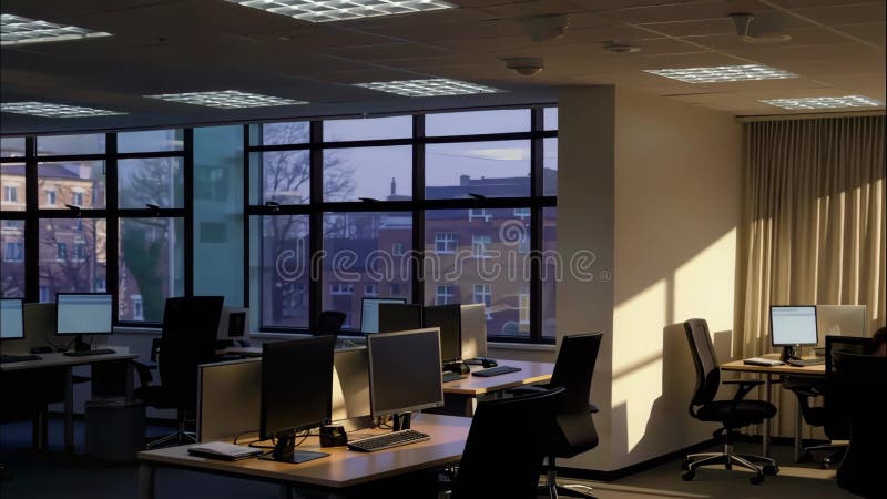 A Weekday Morning Inside a Business Office Stock Footage - Video of ...