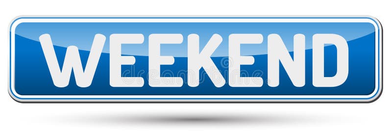 WEEKEND - Abstract Beautiful Button with Text. Stock Vector ...