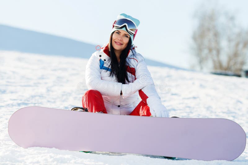 Weekend of Athlete with Snowboard Stock Image - Image of adult, alpine ...