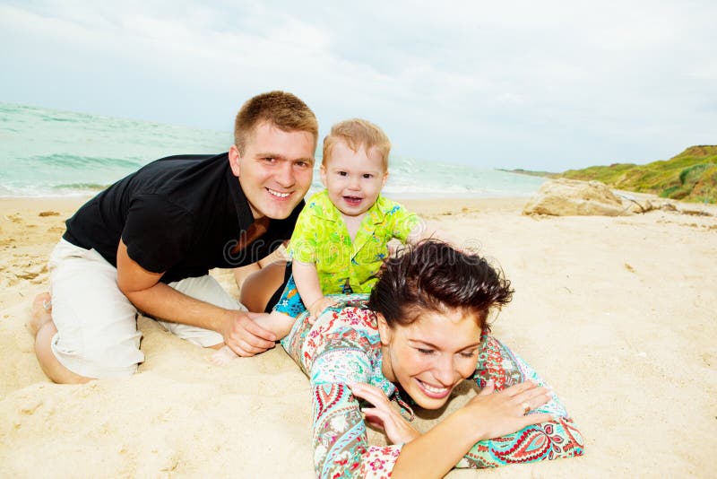 Weekend at the beach stock photo. Image of enjoy, playing - 10149574
