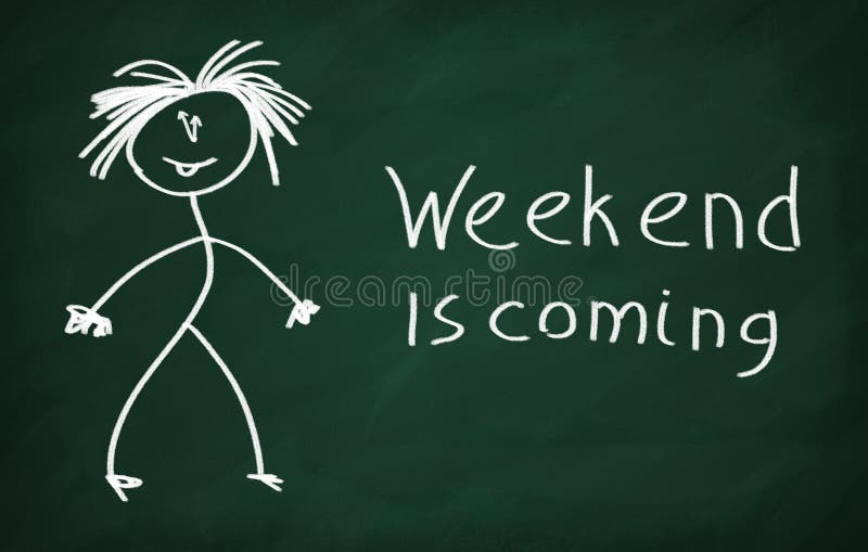 Weekend S Coming Soon Illustration Stock Vector - Illustration of ...