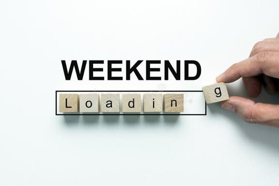 Weekend is coming concept stock image. Image of happiness - 196998383