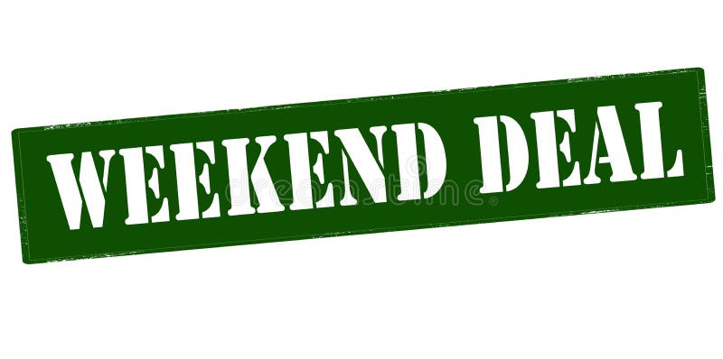 Weekend deal stock vector. Illustration of concept, enterprise - 82296338