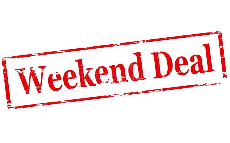 Weekend deal stock illustration. Illustration of undertaking - 92071215