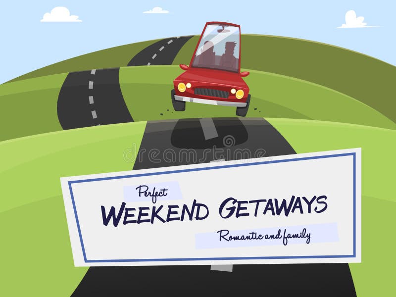 Weekend getaways. Vector stock vector. Illustration of weekend - 70799620