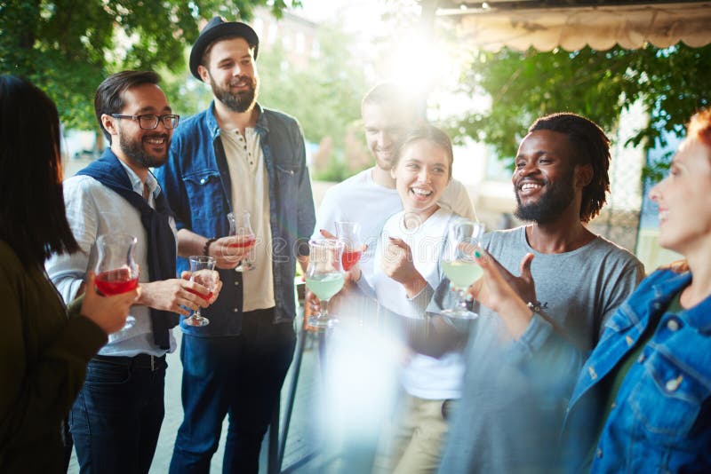 Weekend hangout stock photo. Image of carefree, intercultural - 77250292