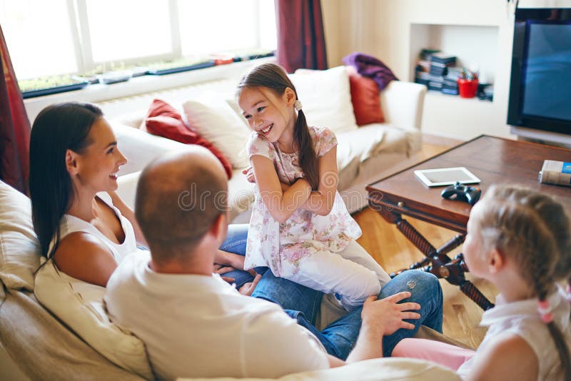 Weekend at home stock image. Image of smiling, group - 55544087
