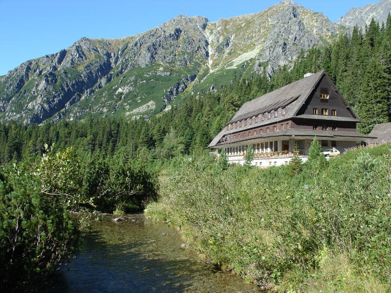 Weekend house stock image. Image of cottage, chalet, lake - 1900017
