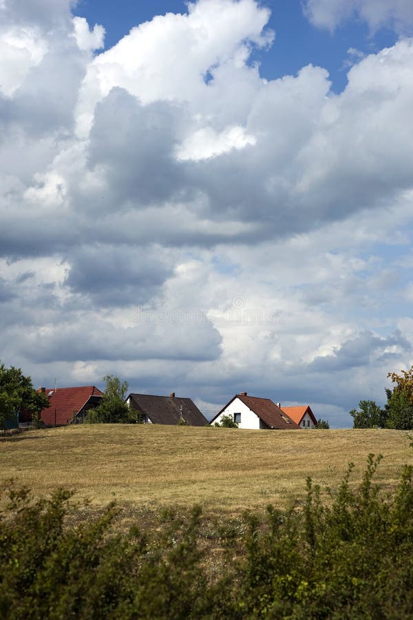 Weekend House Hiding in the Nature Stock Image - Image of view, hiding ...