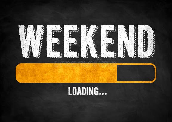 Weekend Concept stock image. Image of graphic, coming - 119107413