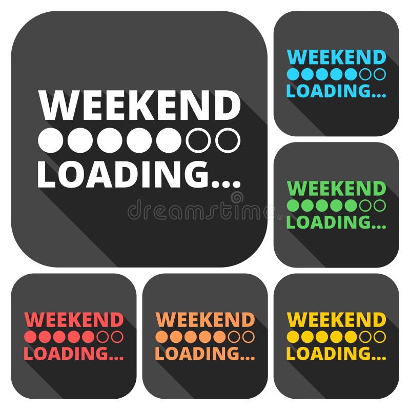 Long Weekend Loading Stock Illustrations – 63 Long Weekend Loading ...