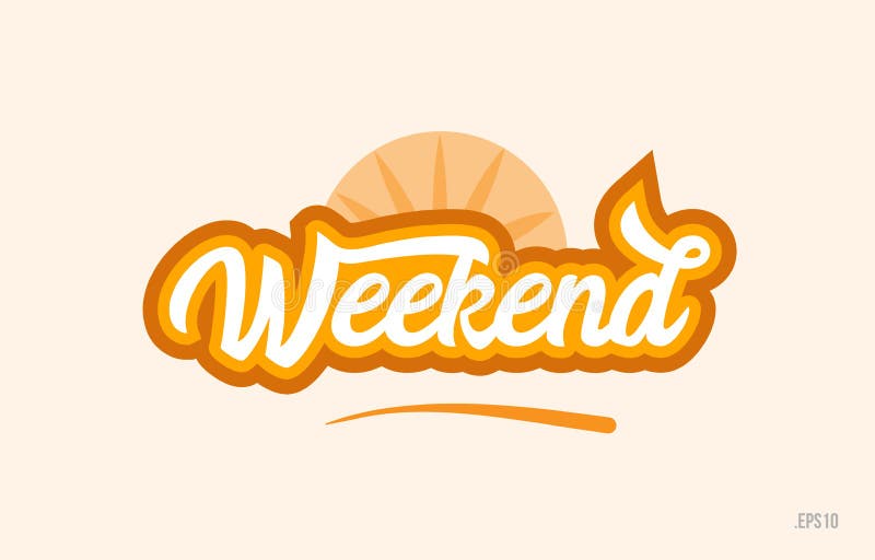 Weekend Icon On White Background. Simple Element Illustration From ...