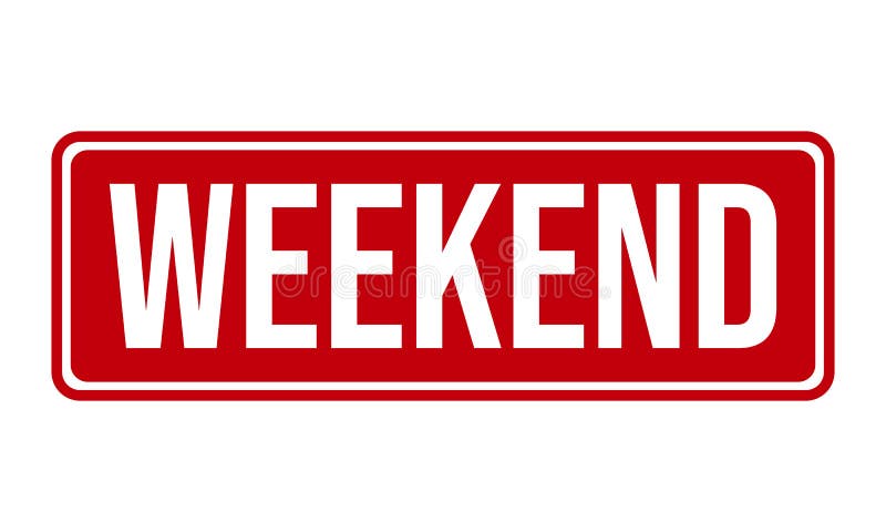 Weekend Rubber Stamp. Weekend Grunge Stamp Seal Vector Illustration ...