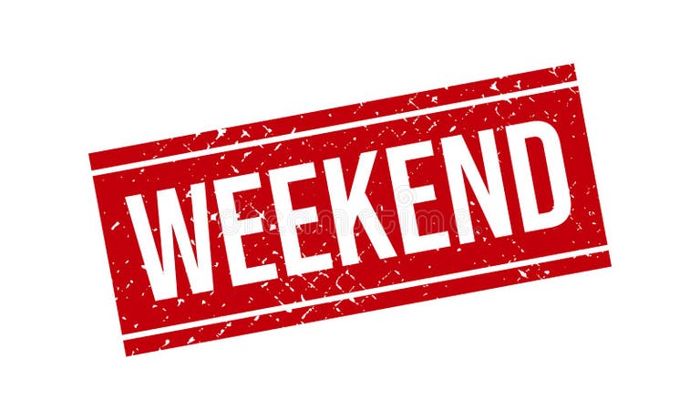 Weekend Rubber Stamp. Weekend Grunge Stamp Seal Vector Illustration ...