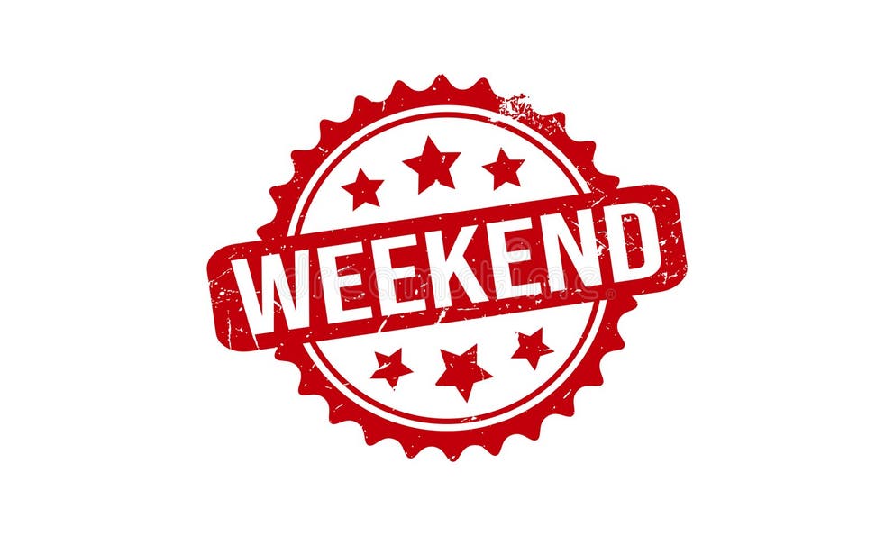 Weekend Rubber Stamp. Weekend Grunge Stamp Seal Vector Illustration ...