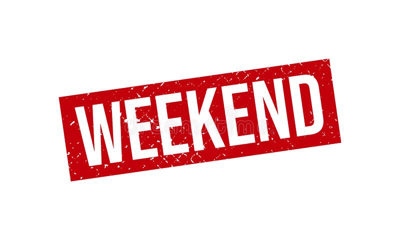 Weekend Rubber Stamp. Weekend Grunge Stamp Seal Vector Illustration ...