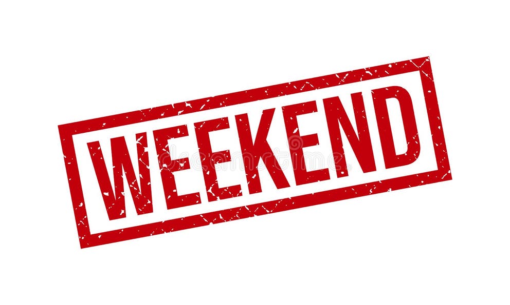 Weekend Rubber Stamp. Weekend Grunge Stamp Seal Vector Illustration ...