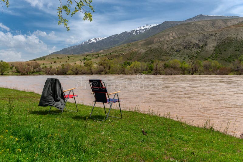 Weekend Time Nature River View Stock Photo - Image of ginger, cold ...