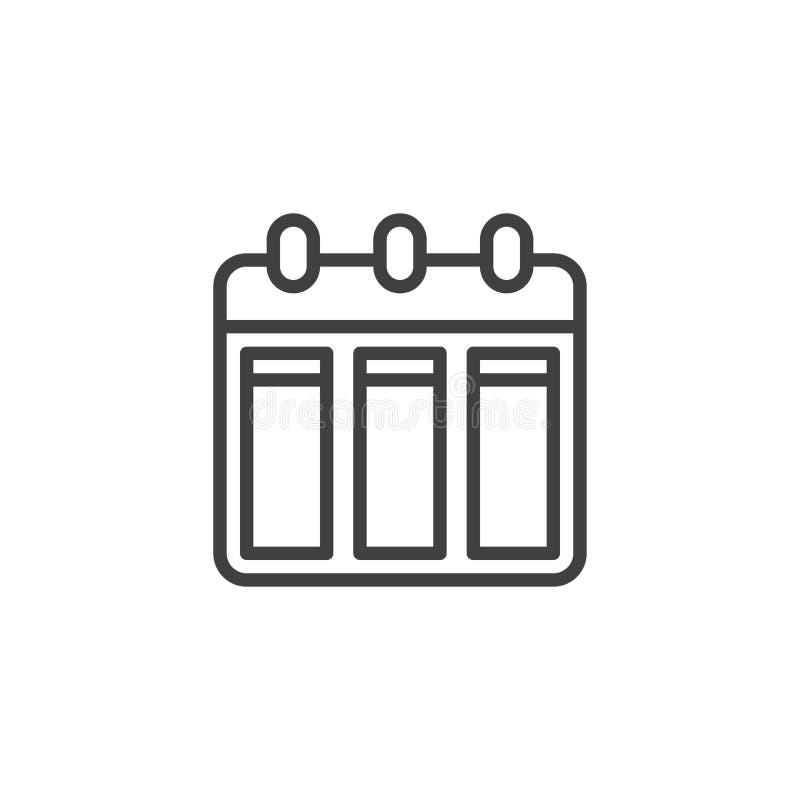 Weekly Calendar Stock Illustrations – 15,555 Weekly Calendar Stock ...