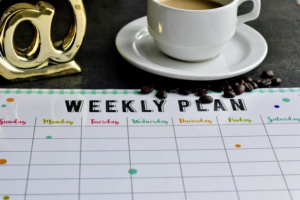 Coffee email stock image. Image of planner, coffee, email - 128025565