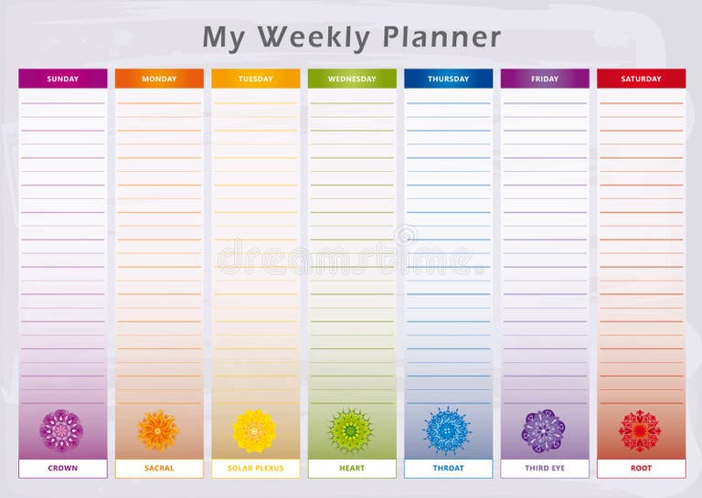 Rainbow Planner Stock Illustrations – 2,344 Rainbow Planner Stock ...