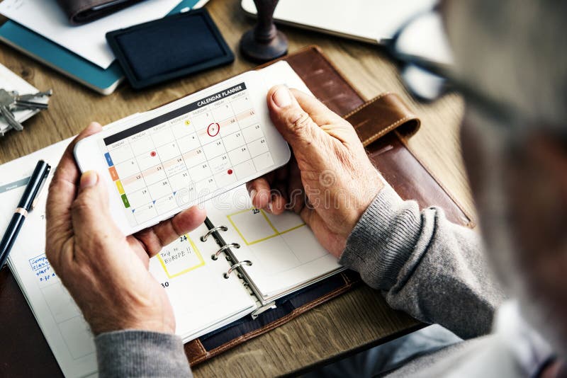 Weekly Planner Diary Organize To Do List Concept Stock Image - Image of ...