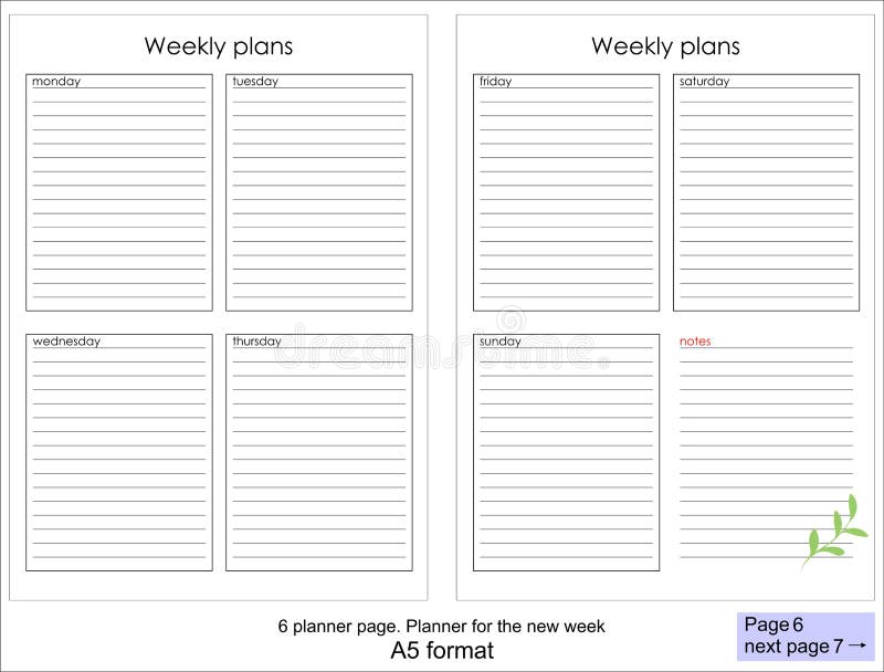 Glider for the Week. Glider Templates with Days of the Week. Vector ...