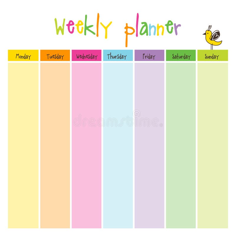 Weekly Planner. Note Paper, Notes, To Do List. Organiser Planner ...