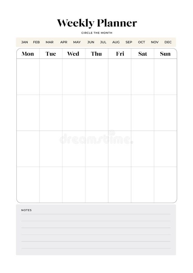 Weekly Planner, Weekly Organizer, Printable Weekly Kit, Digital Planner ...
