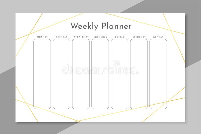 Weekdays Schedule Stock Illustrations – 470 Weekdays Schedule Stock ...