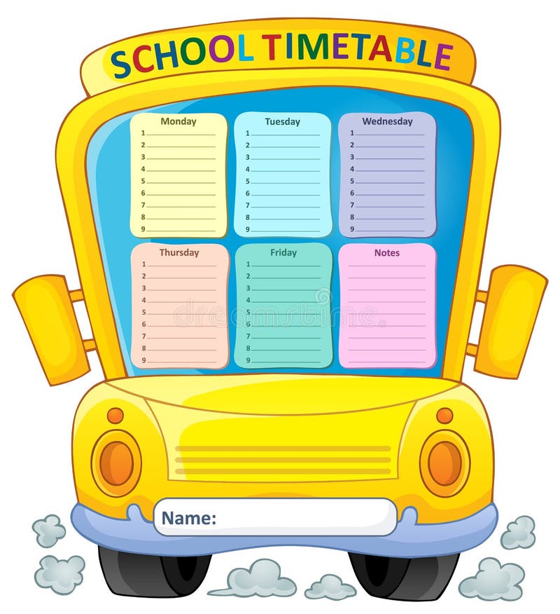 Bus Time Table Stock Illustrations – 105 Bus Time Table Stock ...