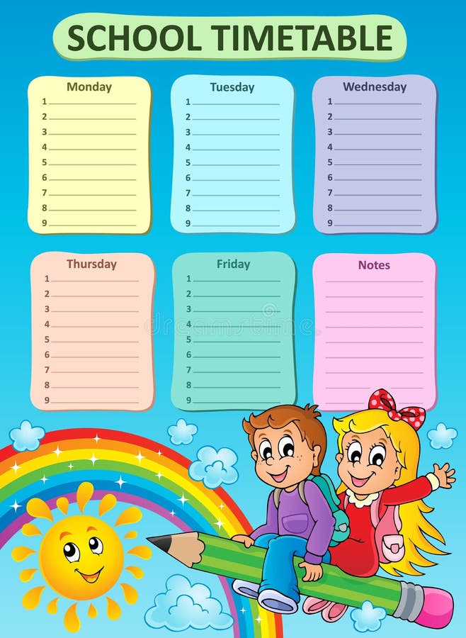 Timetable Topic Stock Illustrations – 176 Timetable Topic Stock ...